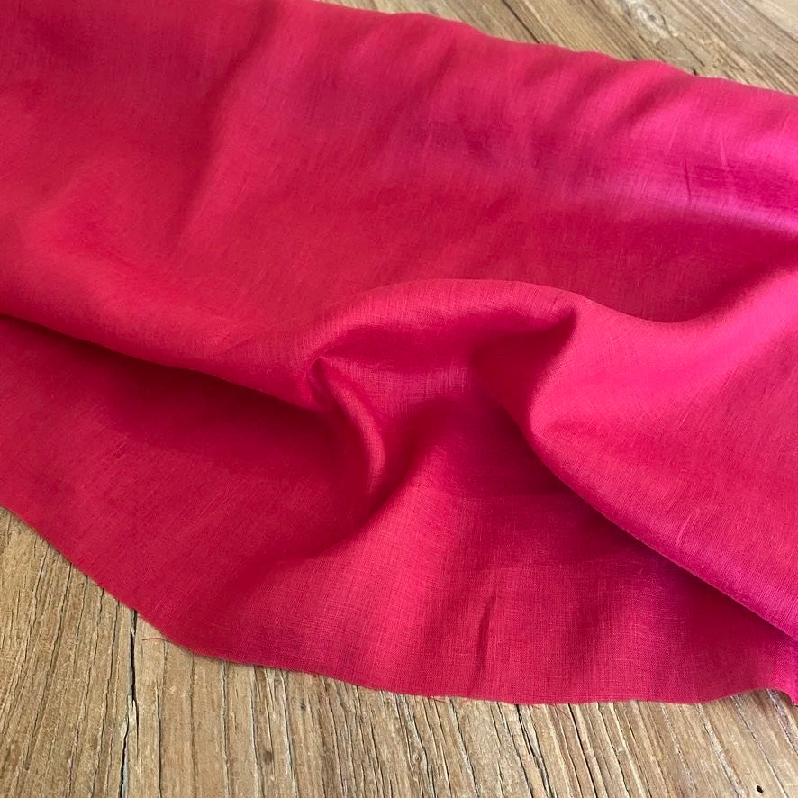 Lightweight Linen - Ruby Red – Mel Storey Patchwork